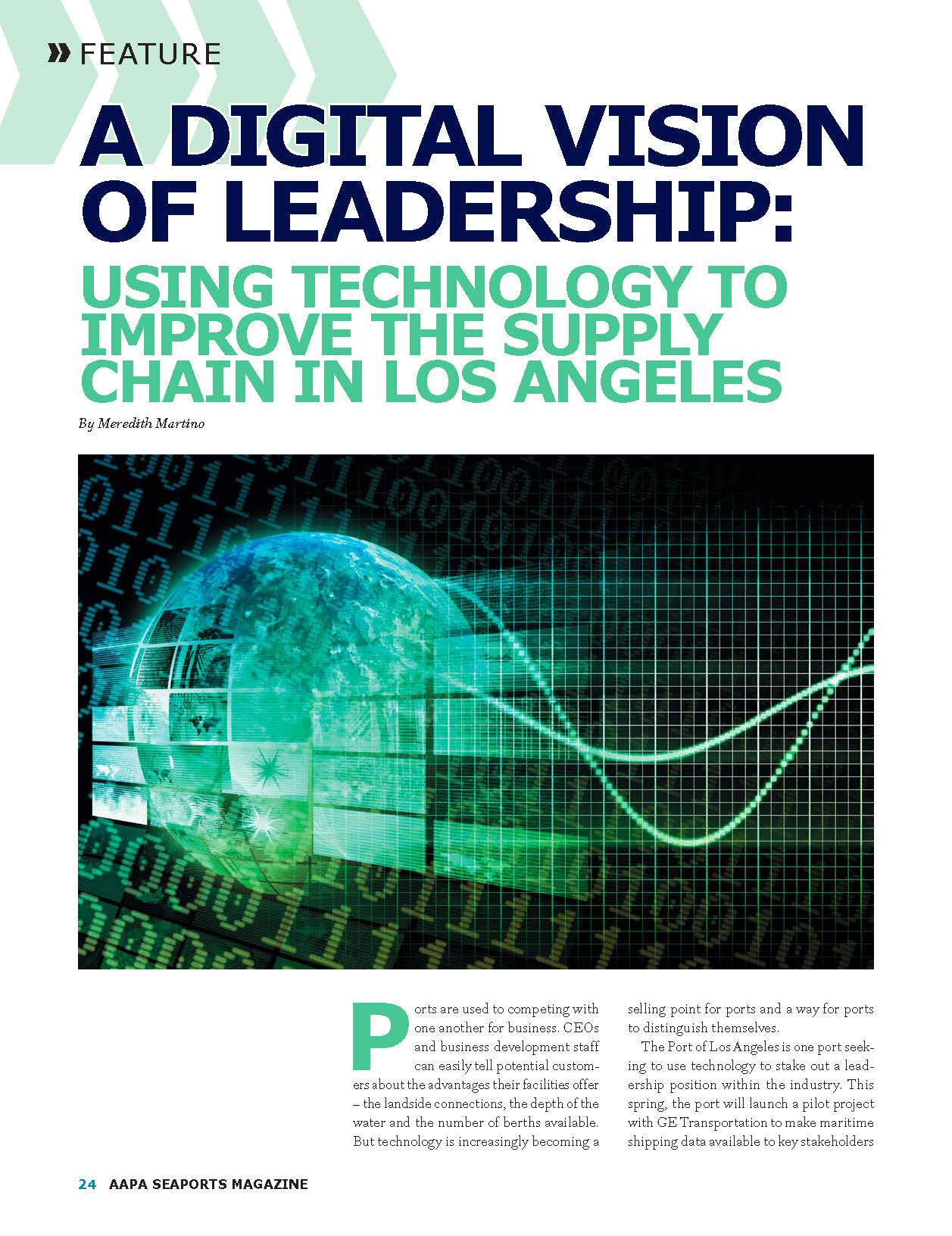A Digital Vision of Leadership: Using Technology to Improve the Supply ...